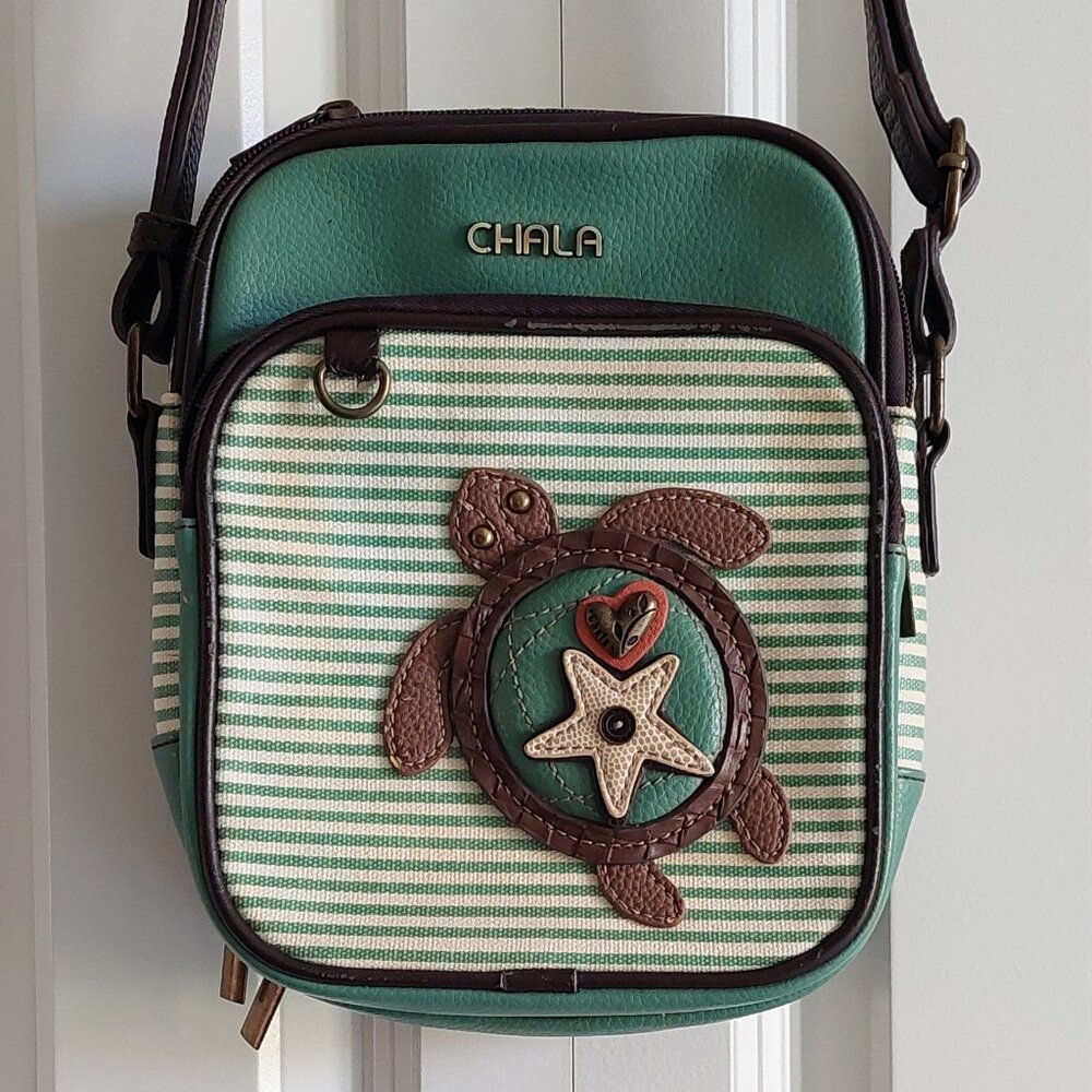 Chala Sea Turtle Cell Phone Crossbody Purse - Gem
